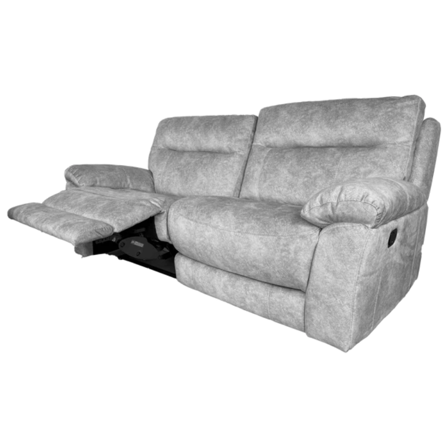 Elixir 3 Seater Power Recliner Sofa - Silver / B Grade – Catalogue ...